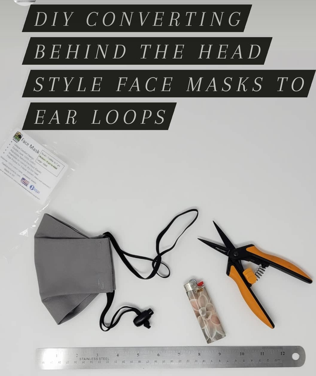 Convert Your Face Mask to Ear Loops – AdventureUs