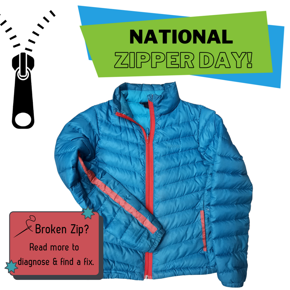 National Zipper Day - Common Problems and Repairs – AdventureUs