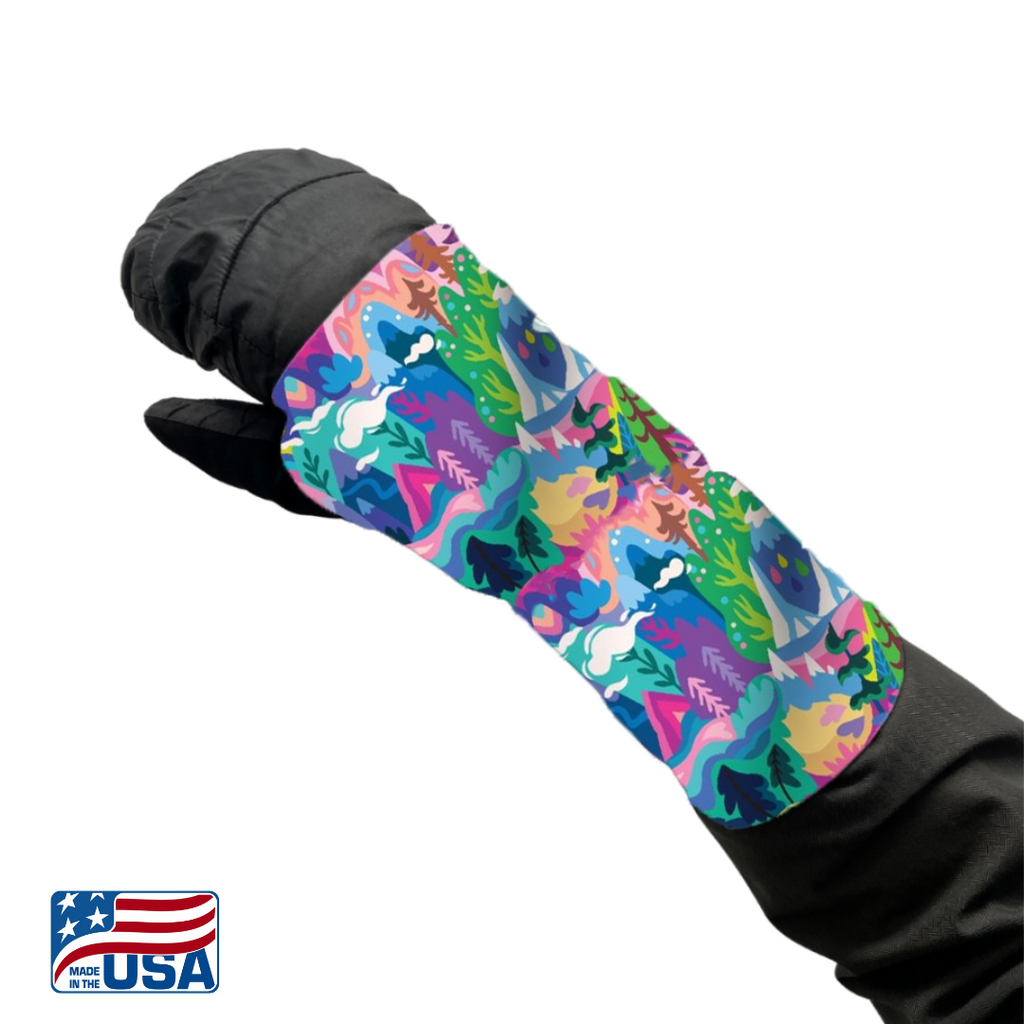 Technicolor Adventure - Original Snow Sleeves® Wrist Gaiters - USA Mad ...