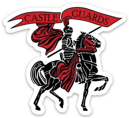 Washburn School Castle Guards Sticker – AdventureUs