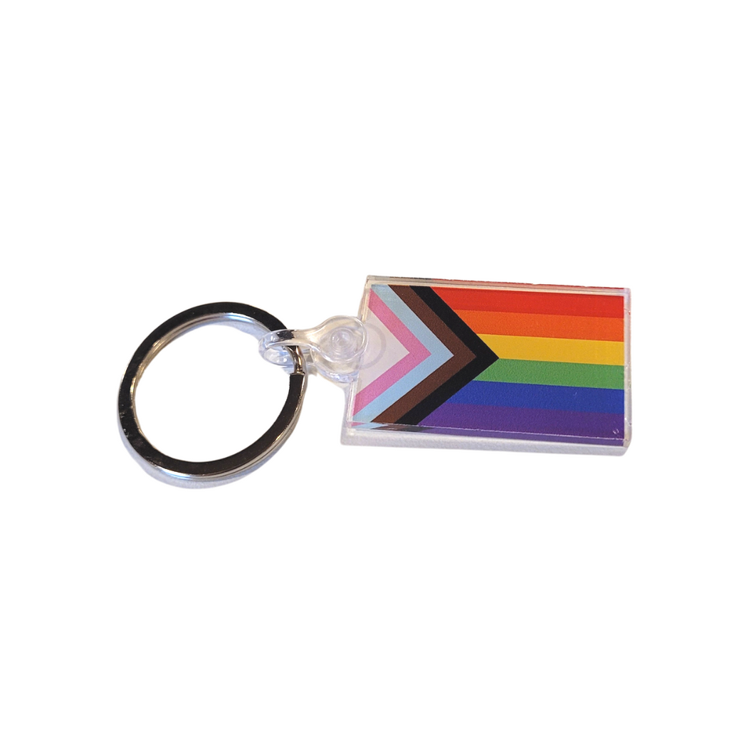 Progress Pride Flag Keychain – AdventureUs